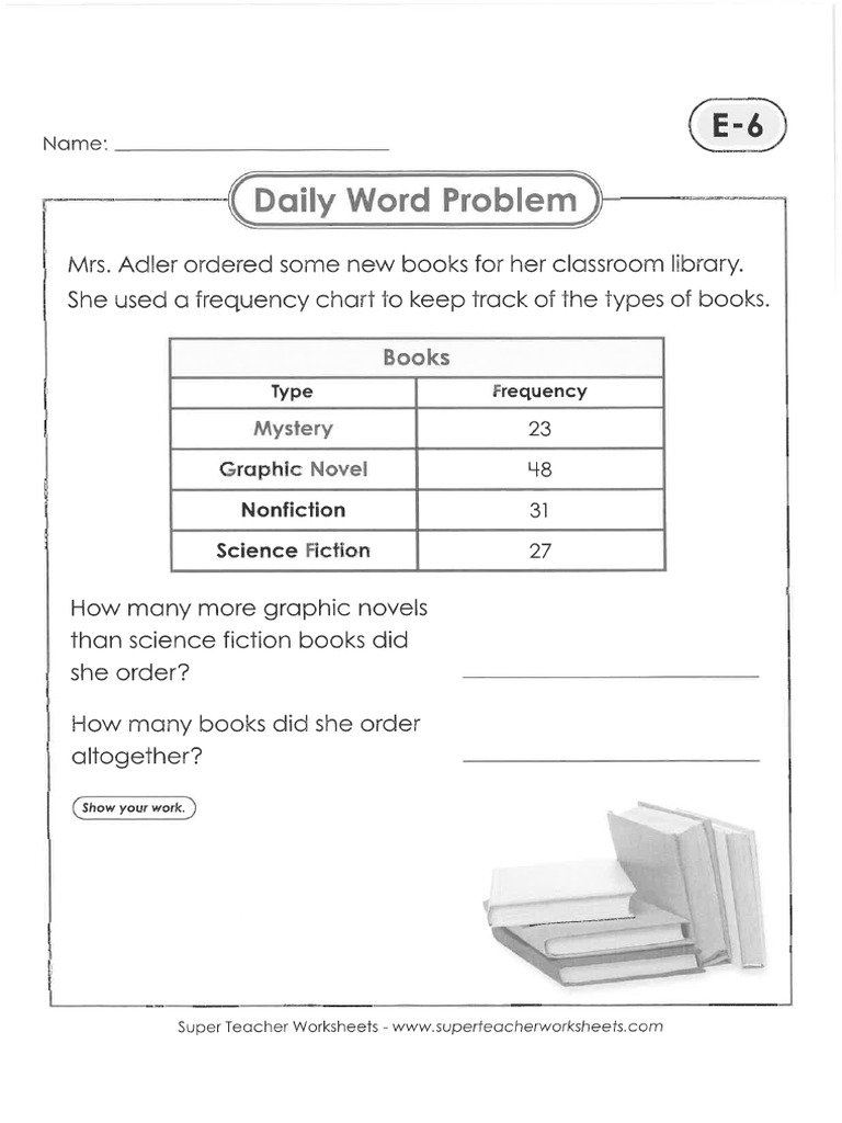 G5 Daily Word Problem | PDF