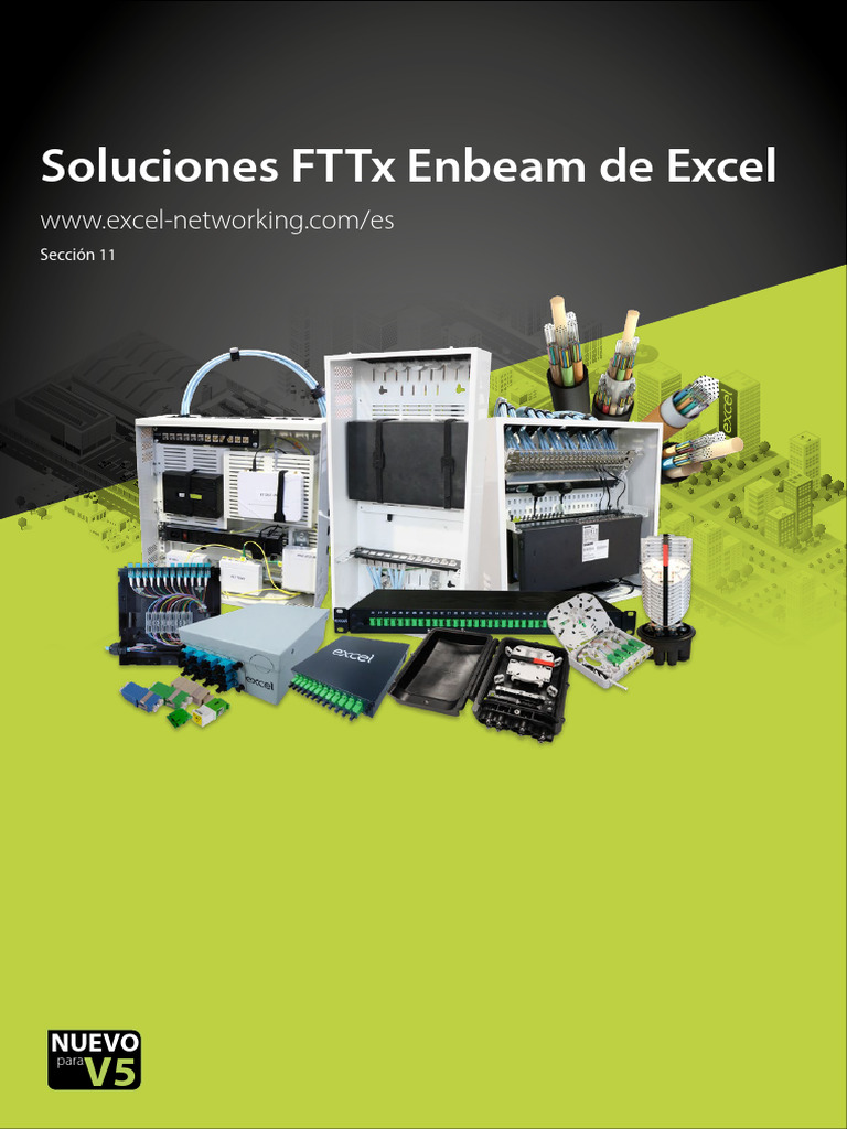 Excel Encyclopaedia Soluciones FTTX Enbeam | PDF | Logística | Fibra óptica