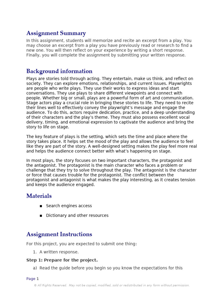 Performance Task - ELA - Student Guide - Background Creation - Jose-1 ...