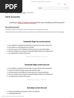 Santander Edge Student Current Account - Santander UK | PDF ...