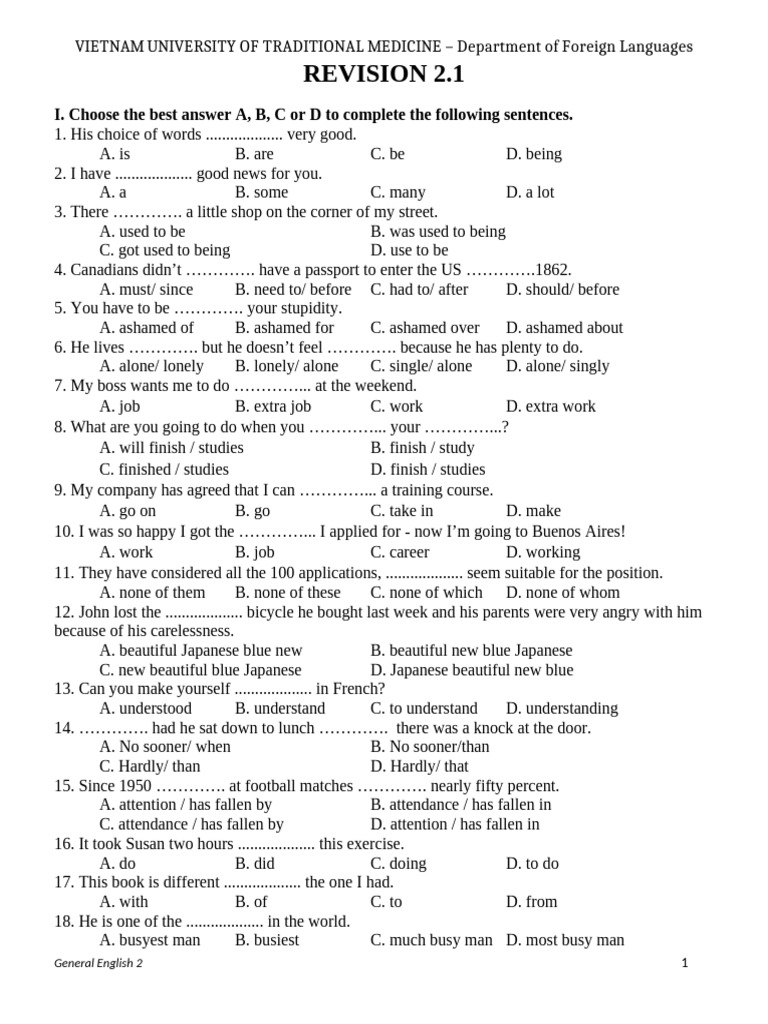 Revision - TACB - Bu I 2 - Y | PDF | Stress (Biology) | Panama Canal