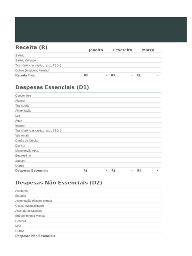 Blank Worksheet | PDF