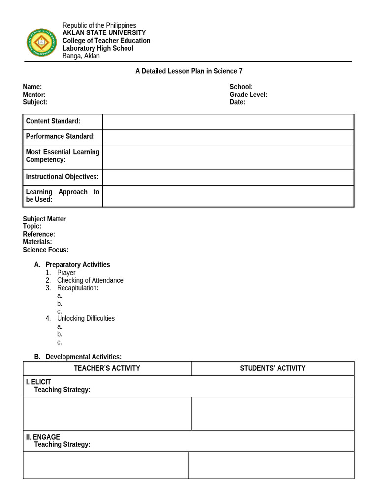 New DLP Template | PDF