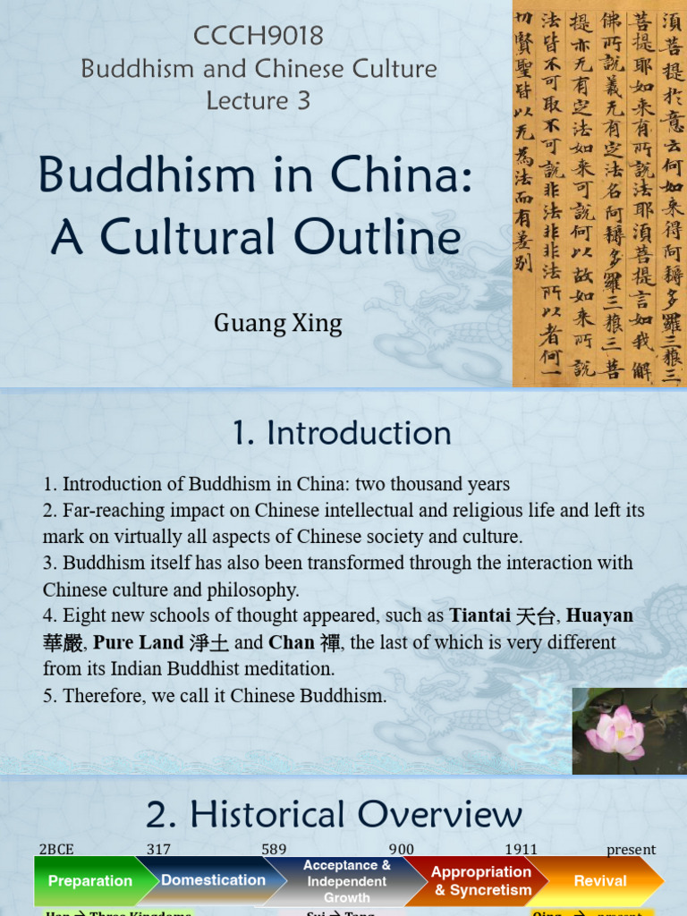 03 - Buddhism in China - A Cultural Outline | PDF | Chan Buddhism | Zen