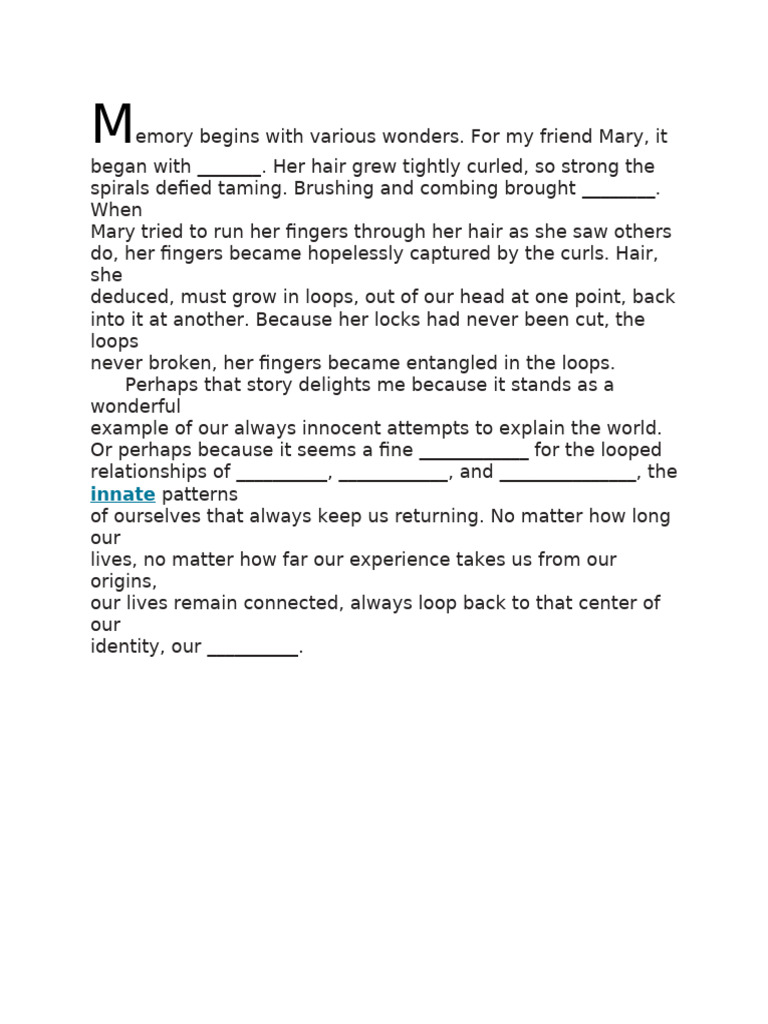 Rituals of Memory Listening and Completing | PDF