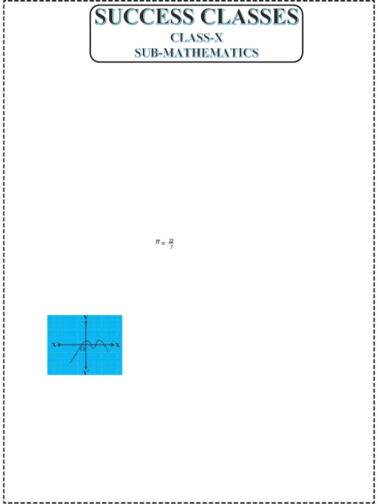 Class 10 Math 2 Paper | PDF | Circle | Polynomial