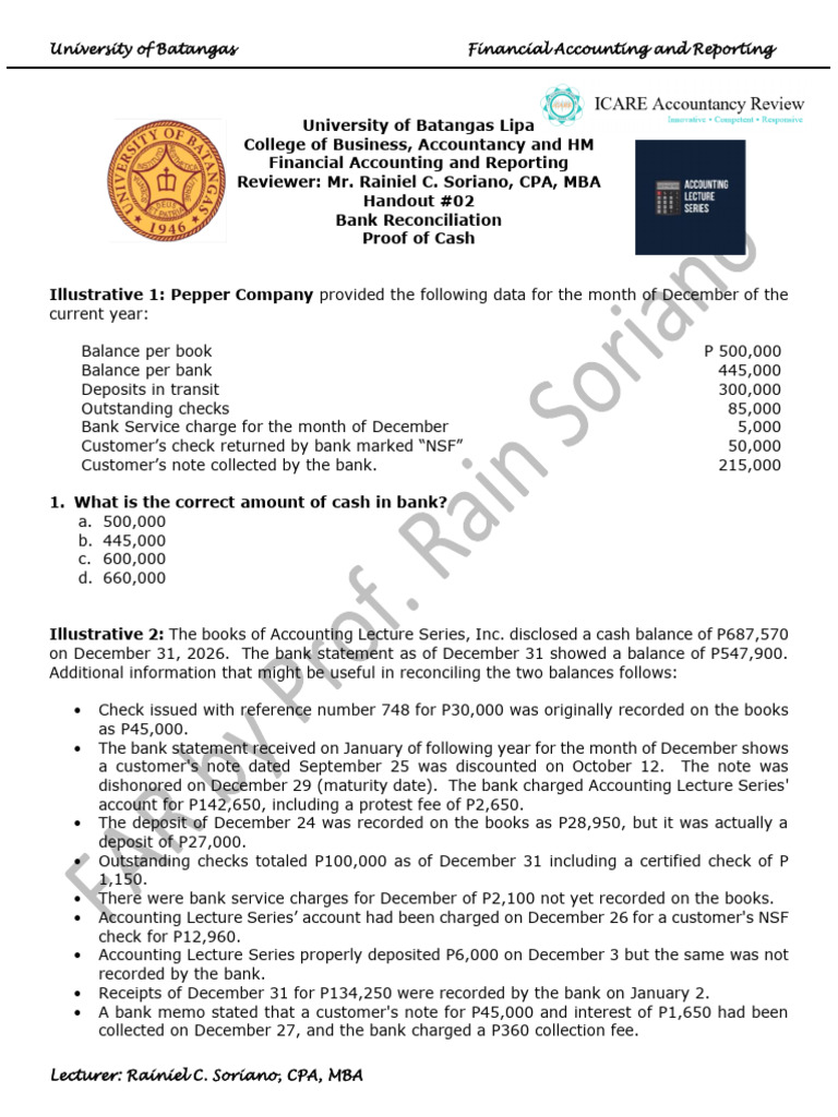 Bank Reconciliation Techniques | PDF | Banks | Business Economics