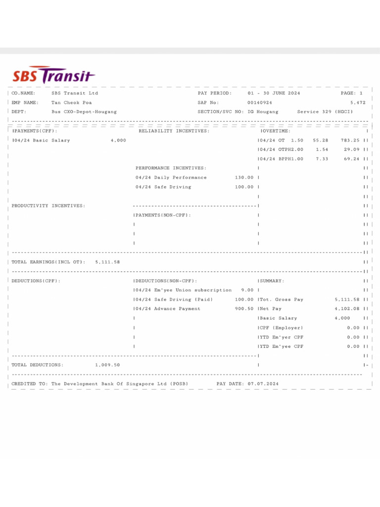 Payslip1 Payslip1 Merged | PDF