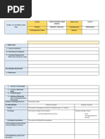 K to 12 Lesson Plan Format Overview | PDF