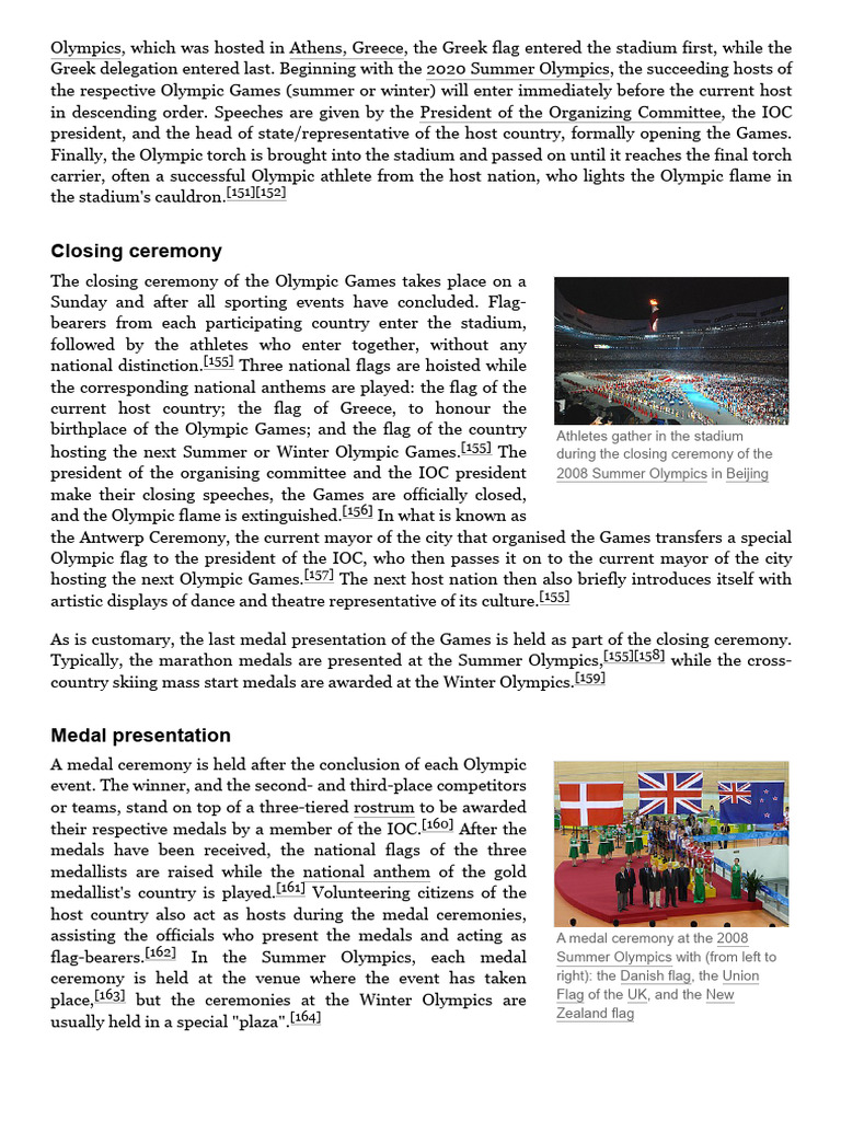 Olympic Games - Information-15 | PDF | Olympic Games | International ...