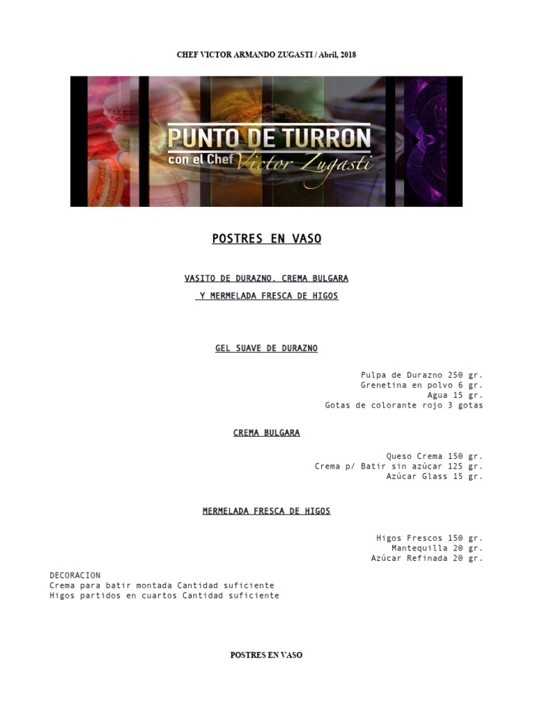 Pdfcoffee.com Postres en Vaso Recetario en Linea PDF Version 1 4 PDF Free | PDF | Chocolate ...
