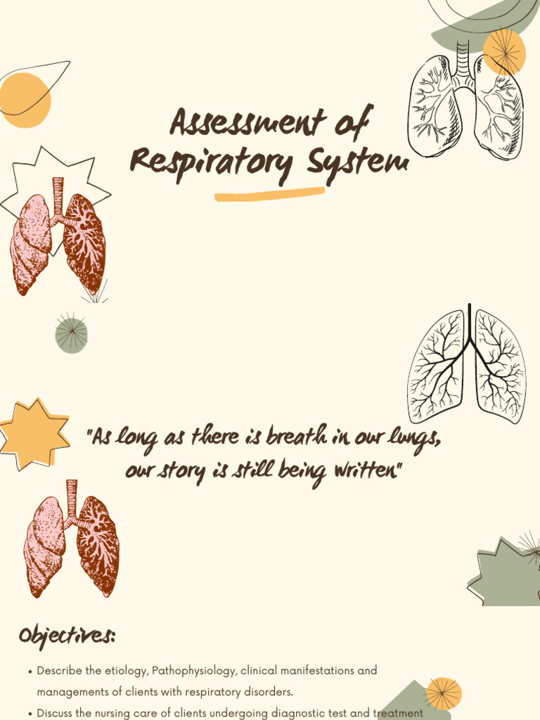 Assessment of Respiratory System | PDF | Lung | Breathing