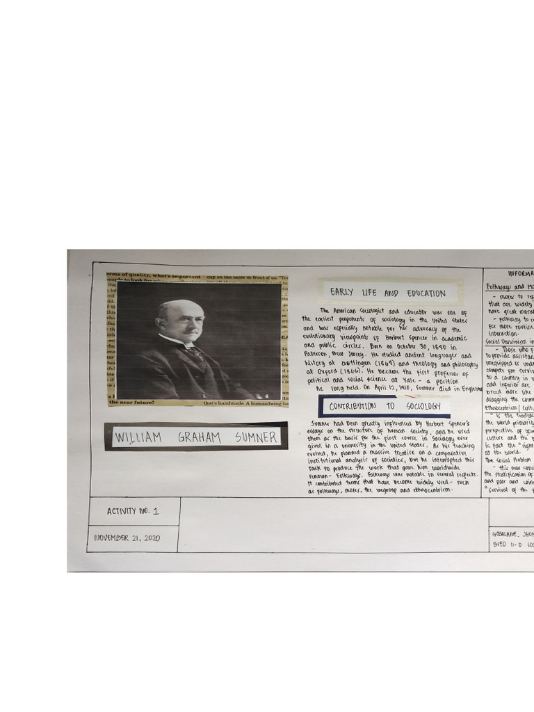 William Graham Sumner | PDF