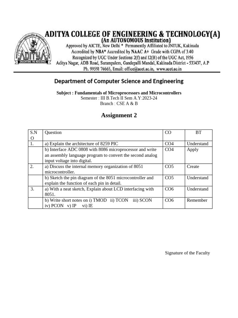 MPMC - Assignment 2 | PDF
