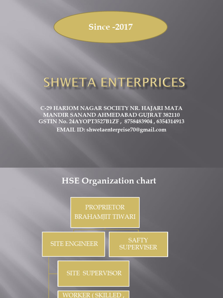 shweta enterprise profile | PDF