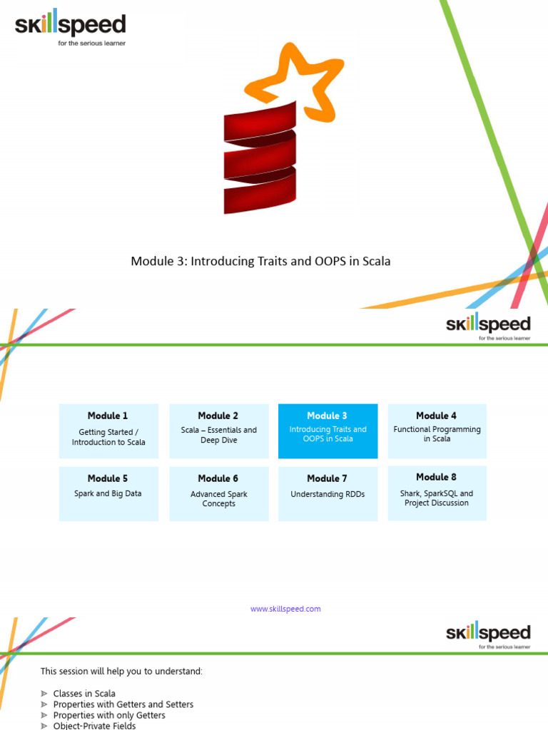 Spark and Scala - Module 3 | PDF | Class (Computer Programming) | Method (Computer Programming)