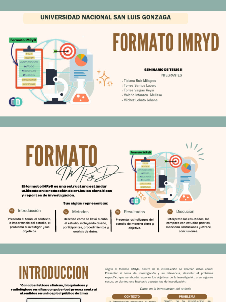 Formato IMRyD | PDF | Especialidades Medicas
