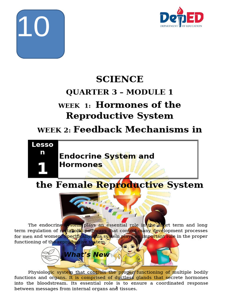 A Science 10 Quarter 3 Module 1 Week 1 2 | PDF | Menstrual Cycle | Ovary