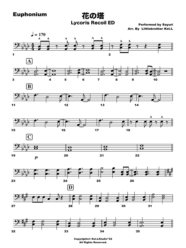 花塔Euphonium | PDF