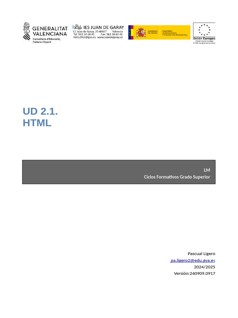 Introducción a HTML para Páginas Web | PDF | HTML | Red mundial
