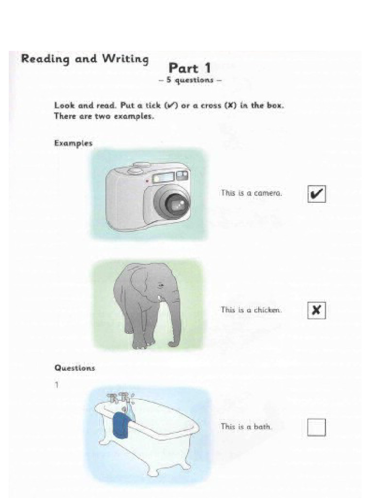 Starter Reading 1 | PDF
