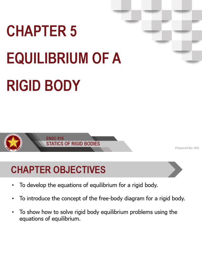 Lecture - 5 Equilibrium of A Rigid Body | PDF | Force | Cartesian ...