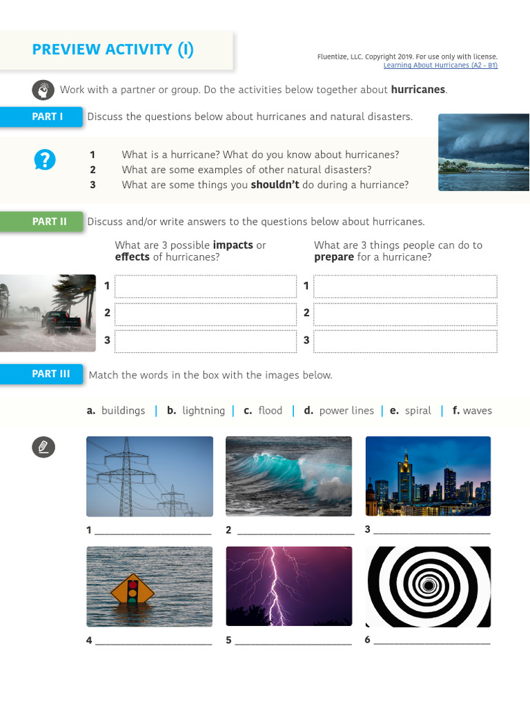 Learningabouthurricanes Lessonplan | PDF | Tropical Cyclones | Natural ...
