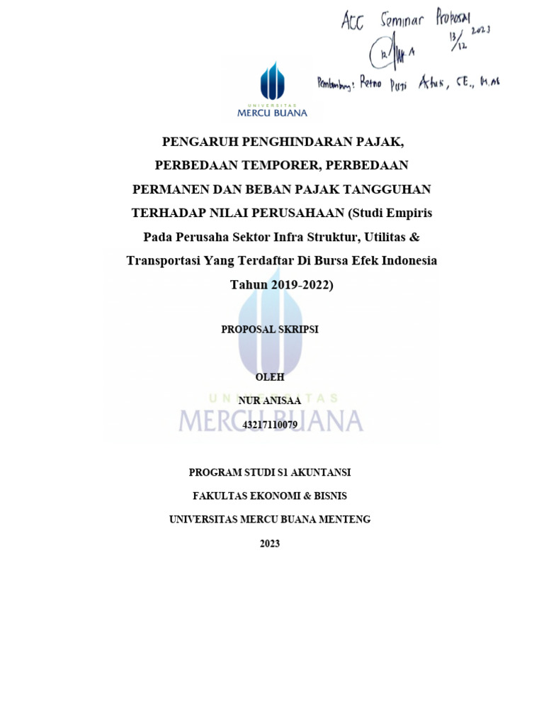 43217110079-Nur Anisaa-Cover | PDF