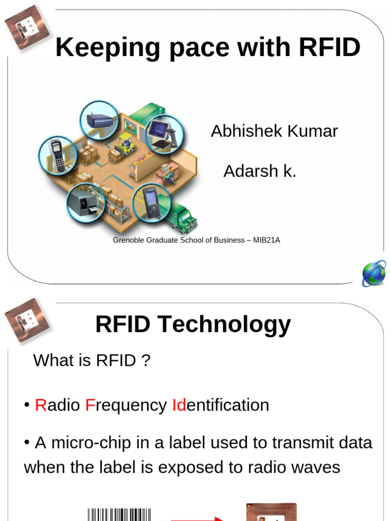 Rfid Powerpoint Presentation2661 | PDF | Radio Frequency Identification | Computing