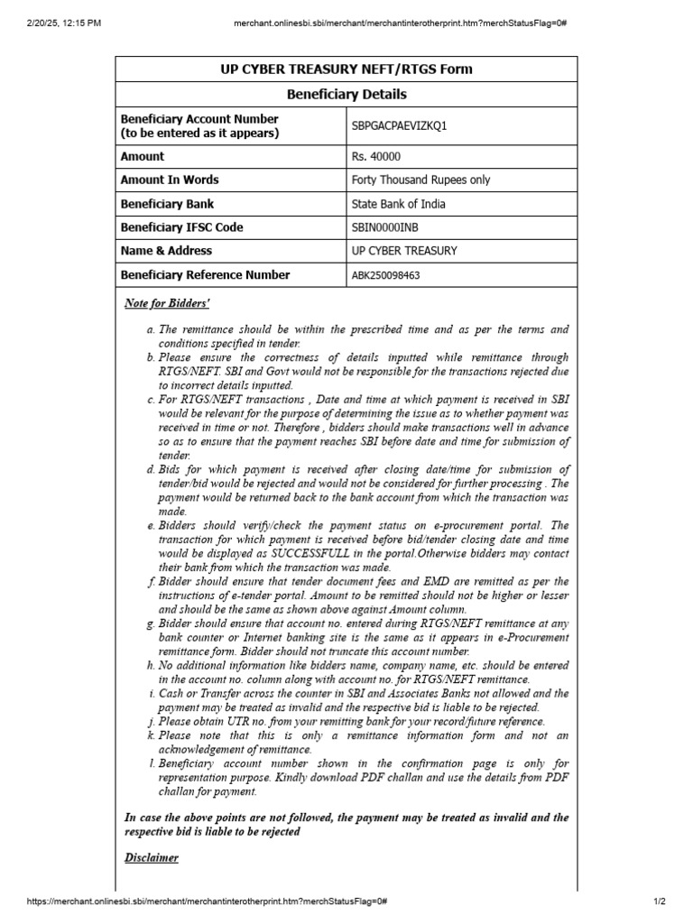 Merchant - Onlinesbi.sbi Merchant Merchantinterotherprint - HTM ...