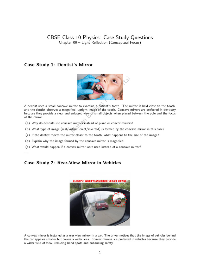 Case Study Reflection | PDF | Mirror | Equipment