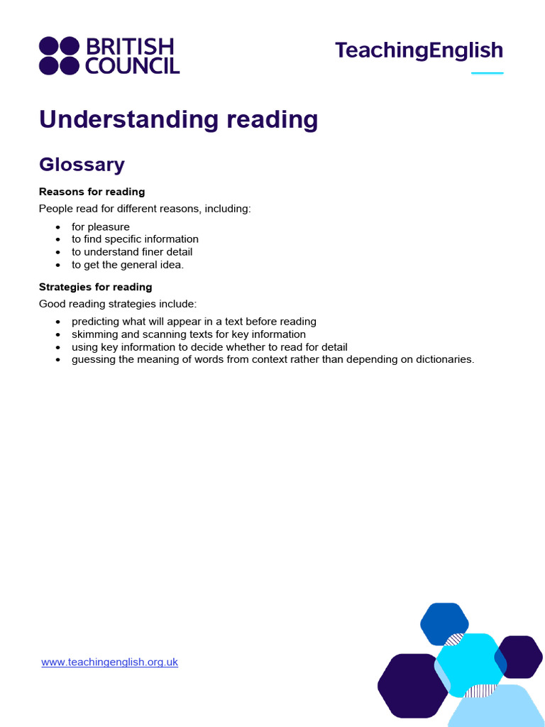 Resources - Understanding Reading | PDF