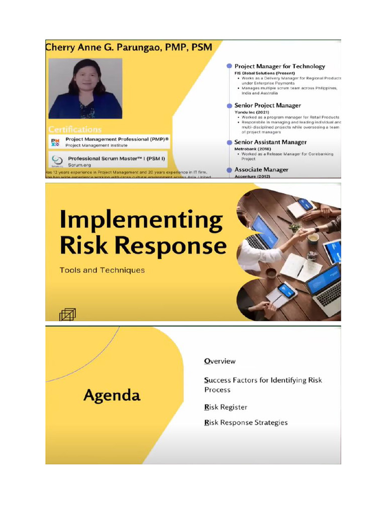 Implementing Risk Response | PDF