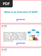 GeM Handbook | PDF | Procurement | Audit