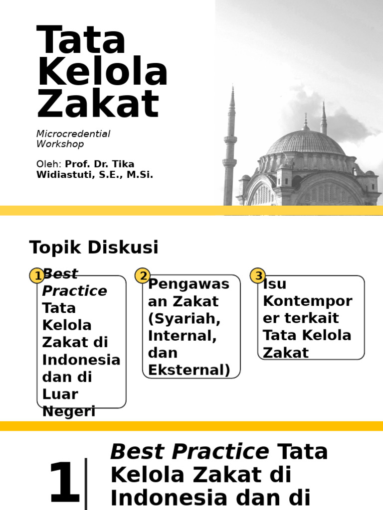 PPT 1b_Tata Kelola Zakat | PDF