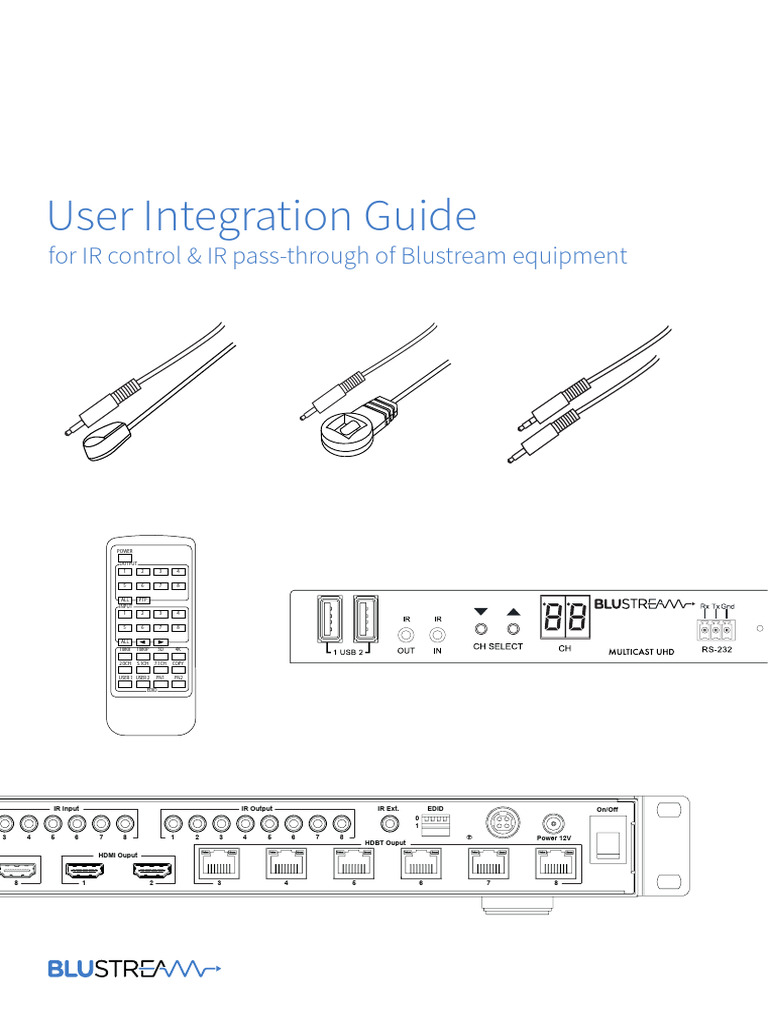 Blustream IR Integration Guide | PDF | Infrared | Remote Control