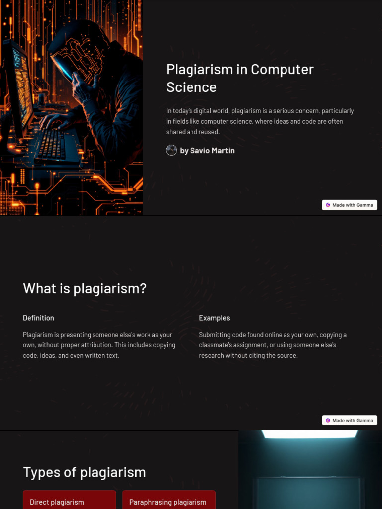 Plagiarism-in-Computer-Science | PDF | Plagiarism | Human Communication Plagiarism-in-Computer-Science | PDF | Plagiarism | Human Communication