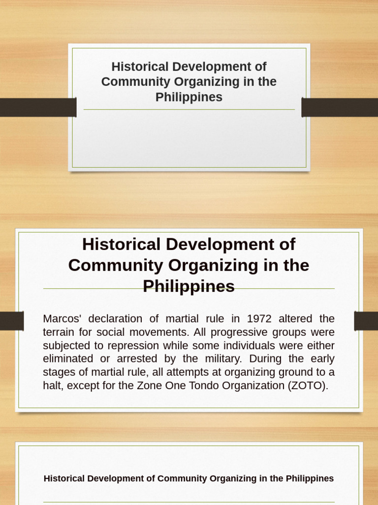 Historical Development of Community Organizing in The Philippines | PDF ...