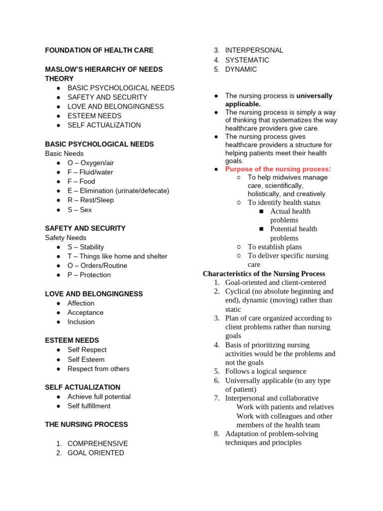 Foundation of Healthcare | PDF | Communication | Nursing
