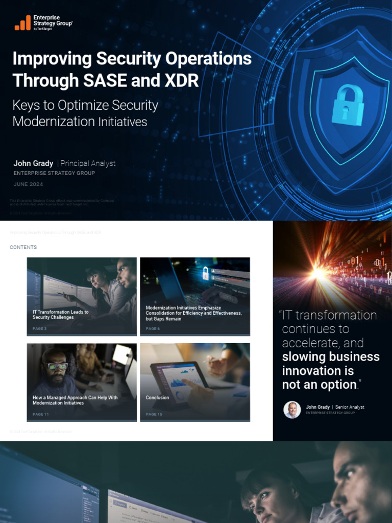 SASE & XDR: Boosting Security Ops | PDF | Computer Security | Security