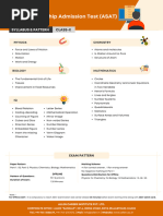 ALLEN Scholarship Admission Test (ASAT) : Syllabus & Pattern | PDF ...