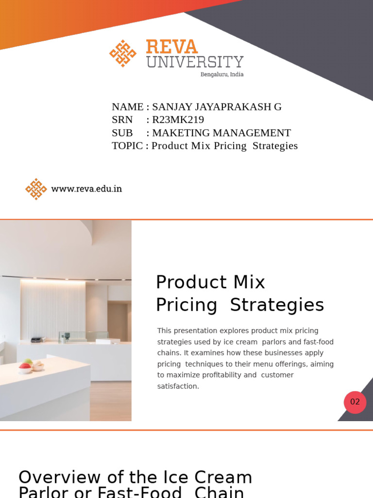 REVA PPT Standardized Template Internal Use (1) | PDF | Pricing | Fast Food