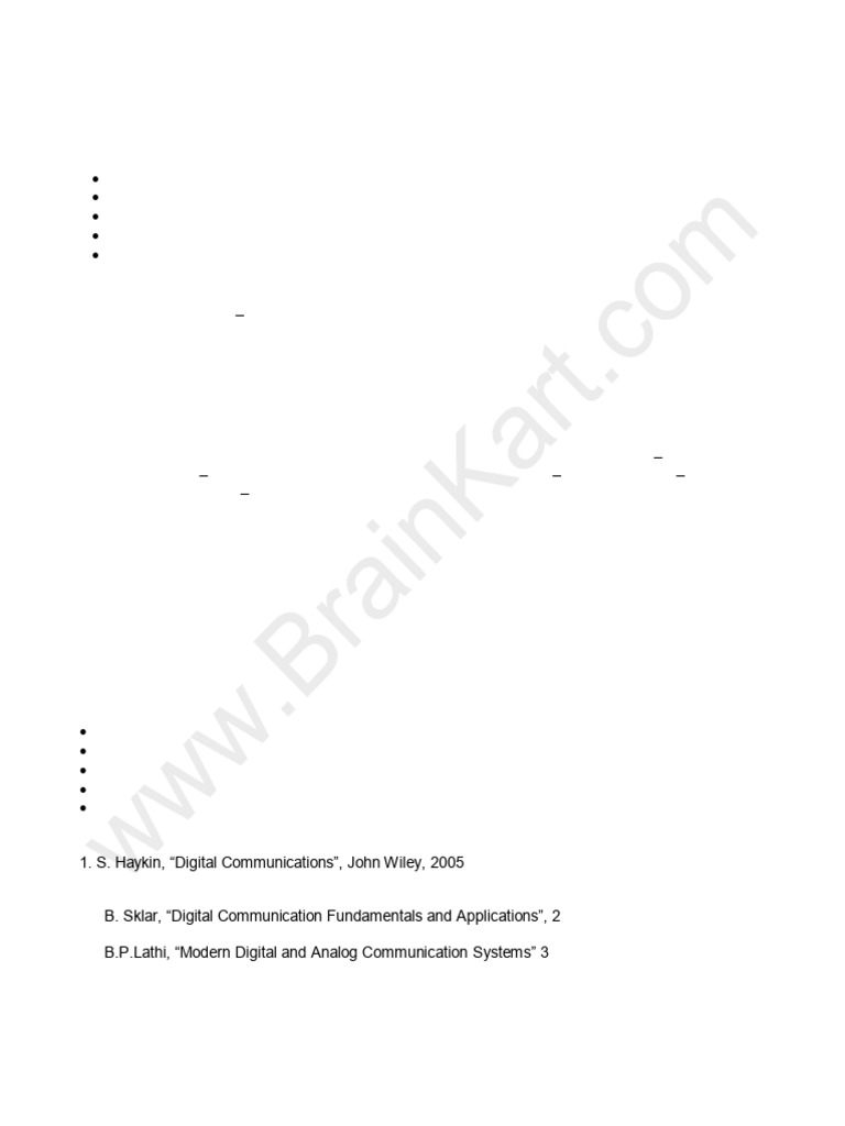 222 - EC6501 Digital Communication - Anna University 2013 Regulation Syllabus | PDF | Sampling ...