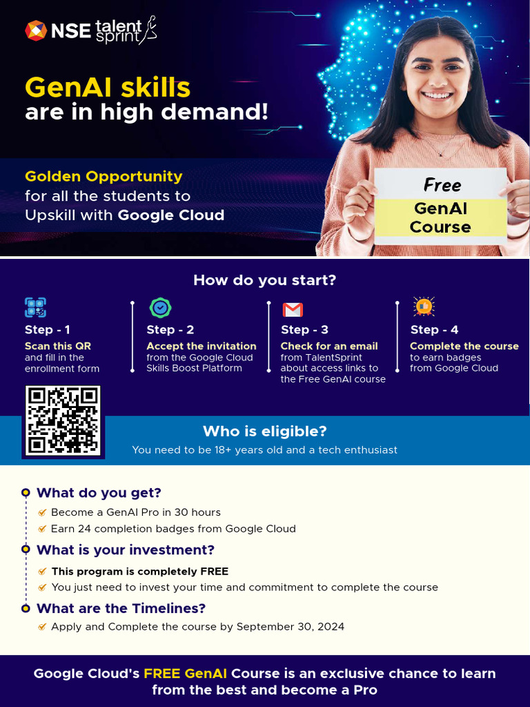 Google Cloud Gen Ai Flyer | PDF