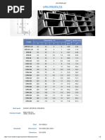UPN (UNP) European Standard U Channels, UPN Steel Profile ...