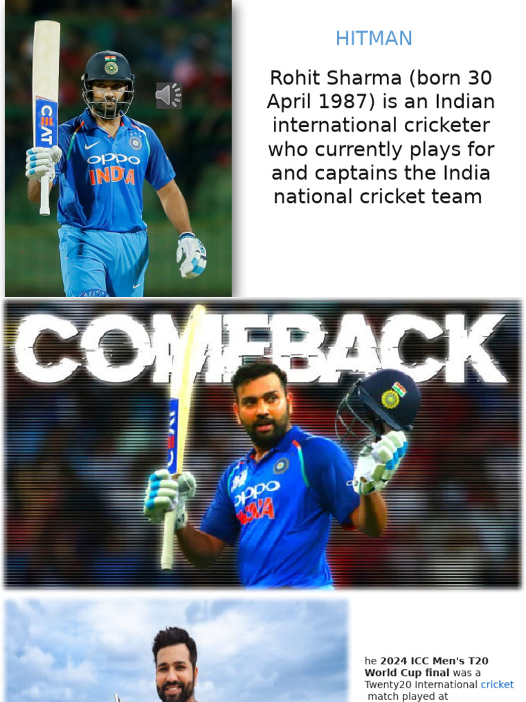 Hitman Rohit Sharma | PDF