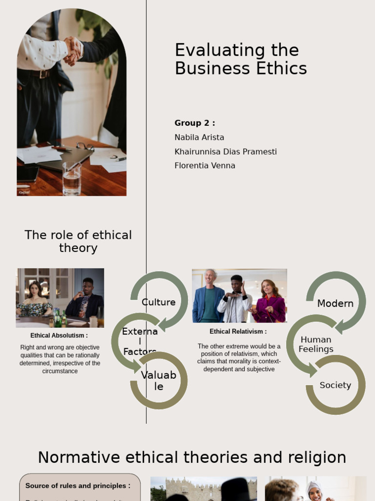 Grup2 CH3 Evaluating Business Ethics | PDF | Morality