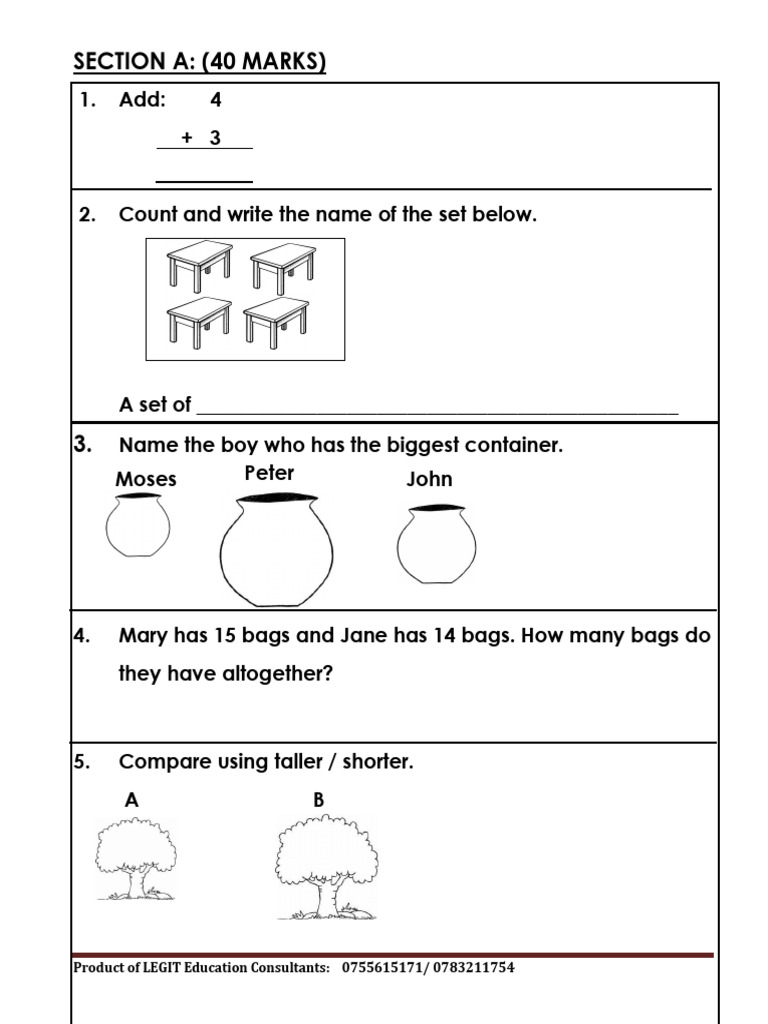 P. 2 MTC SET I | PDF | Mathematics