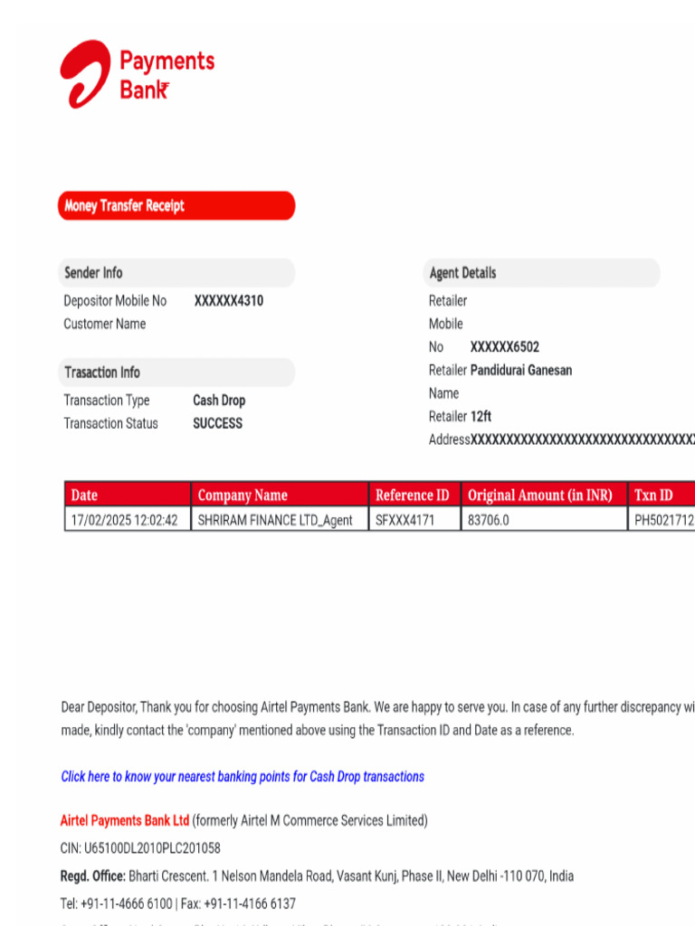Reciept | PDF