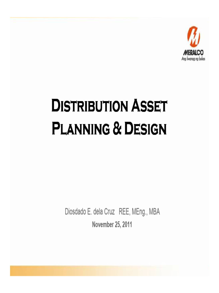Distribution Asset Planning Overview | PDF | Electric Power ...